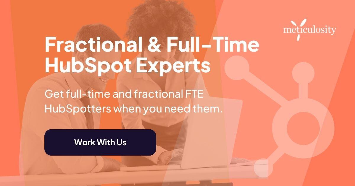 Fractional and FTE HubSpotters for Agencies